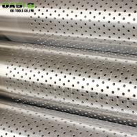 China Round Hole Well Casing Screen , BTC Thread End Connection Gravel Pack Screen for sale
