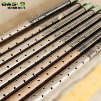 China Deep Well Drilling Perforated Stainless Steel Pipe White Color 1 - 22 Inch Outer Dia for sale