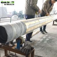 China SS304L Based Oil Well Screen Pipe Filter Mesh With Douber Layer 9m Length for sale