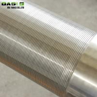 China Continuous Slot Wire Wrapped Screen Rod Based For Outdoor Custom Pixels for sale