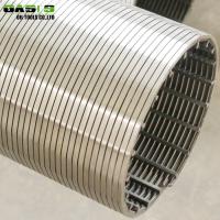 China 6 5 / 8inch SS304 Wire Wrapped Screen Welded Mesh 0.5mm - 3.00mm Wire Diameter for sale