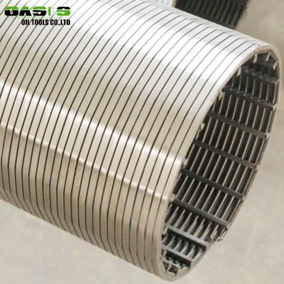 China 6 5 / 8inch SS304 Wire Wrapped Screen Welded Mesh 0.5mm - 3.00mm Wire Diameter for sale
