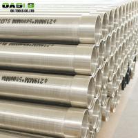China 6 5 / 8inch SS304 Wire Wrapped Screen Welded Mesh 0.5mm - 3.00mm Wire Diameter for sale