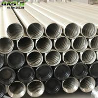 China Non Inforced Slotted Screen Pipe , Spirally Wound Water Well Screen Pipe for sale