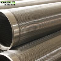 China Johnson Type Wire Wrapped Screen 80 - 1000um Thickness For Liquid Filter for sale
