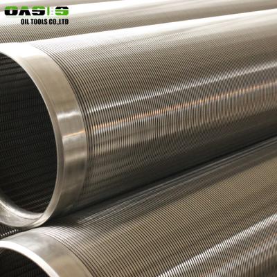 China Johnson Type Wire Wrapped Screen 80 - 1000um Thickness For Liquid Filter for sale