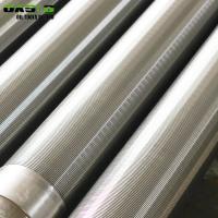 China Johnson Type Wire Wrapped Screen 80 - 1000um Thickness For Liquid Filter for sale