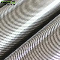 China Johnson Type Wire Wrapped Screen 80 - 1000um Thickness For Liquid Filter for sale