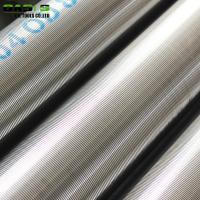 China Johnson Type Wire Wrapped Screen 80 - 1000um Thickness For Liquid Filter for sale