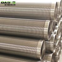 China Johnson Type Wire Wrapped Screen 80 - 1000um Thickness For Liquid Filter for sale