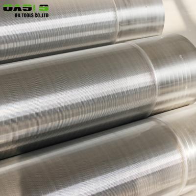 China Water Well Submersible Well Pump Sand Screen Pipe 0.1 - 3mm Slot Size for sale