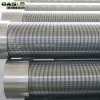 China Water Well Submersible Well Pump Sand Screen Pipe 0.1 - 3mm Slot Size for sale