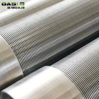China Continuous Slot Wire Wrapped Screen AISI 304L / 316L Material High Performance for sale