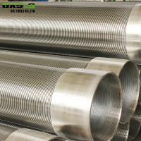 China Continuous Slot Wire Wrapped Screen AISI 304L / 316L Material High Performance for sale