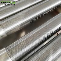 China High Efficiency Wire Wrapped Screen Customize Length / Width For Oil Well for sale