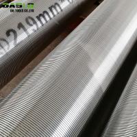 China High Efficiency Wire Wrapped Screen Customize Length / Width For Oil Well for sale