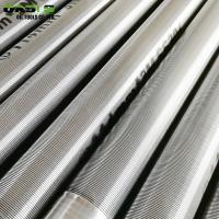 China High Efficiency Wire Wrapped Screen Customize Length / Width For Oil Well for sale