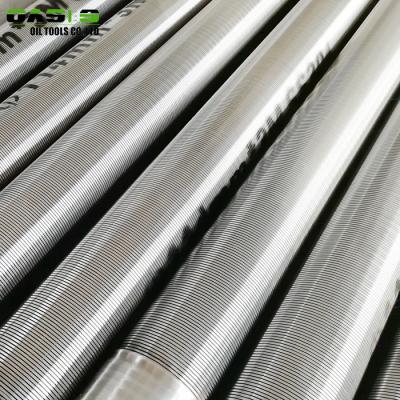 China High Efficiency Wire Wrapped Screen Customize Length / Width For Oil Well for sale