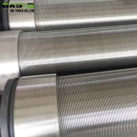 China Non Clogging Well Casing Screen , 99 % Filter Rating 219mm Borehole Screen for sale