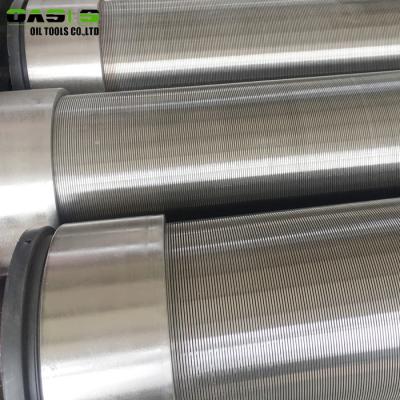 China Non Clogging Well Casing Screen , 99 % Filter Rating 219mm Borehole Screen for sale