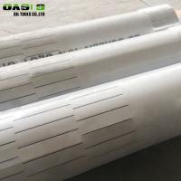 China API 5L Standard Liner Filter Mesh Screen , Squaer Slot Seamless Oil Well Casing for sale