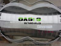 China Nickel White Water Well Accessories For Fixed Well Pipe Round Centralizer for sale