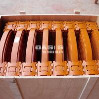 China Well Casing Screen Turbolizer Centralizer , Hinged Spring Positive Centralizer for sale