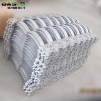 China Well Casing Screen Turbolizer Centralizer , Hinged Spring Positive Centralizer for sale