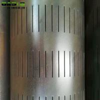 China Seamless Slotted Well Screen Galvanized Surface Treatment Laser Cutting Pipe for sale
