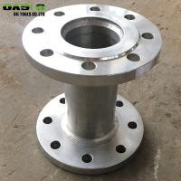 China Short Pipe Stainless Steel Flanged Fittings , Silver Forged Stainless Flanges for sale