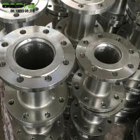 China Short Pipe Stainless Steel Flanged Fittings , Silver Forged Stainless Flanges for sale