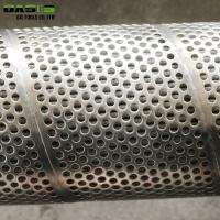 China Sand Control Premium Screen , 14mm Hole Slotted Bore Casing For Oil / Gas Well for sale
