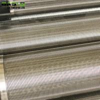 China Rigid Duplex 2205 Well Casing Screen , Continuous Slot Well Casing Wire Mesh Screen for sale