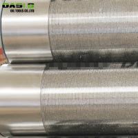 China Wire Wrapped Metal Gravel Pack Screen High Efficiency 99 % Filter Rating for sale