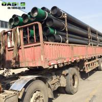 China Black Steel Well Casing Pipe 5.8m Length For Oil / Gas Transportation for sale