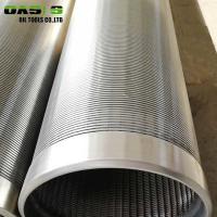 China Continuous Slot Stainless Steel Well Screen Pipe Customized Length 18mm Pixels for sale