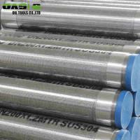 China Gravel Prepacked Wire Wrapped Screens , Water Well Drilling Wedge Wire Screens for sale