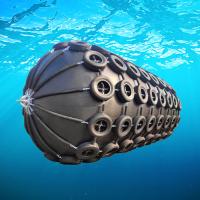 China ISO17357-1:2014 Pneumatic Yokohama Floating Fenders Tyre Chain Net for sale