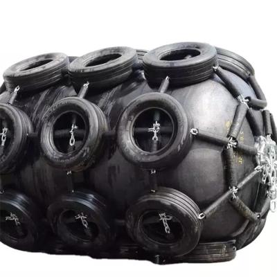 China ISO17357 Yokohama Marine Fenders With Aircraft Tires For STS Operations for sale