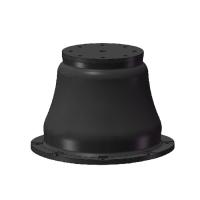China PIANC2002 Conical Cone Rubber Fenders Black Color Customized For Boat Dock Buffer for sale