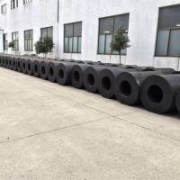 China Natural Rubber Cylindrical Fenders Boat Jetty Bumpers For Vessels for sale