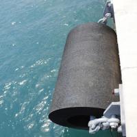 China Cylindrical Hollow O Shape Marine Dock Bumpers NR / NBR Material for sale