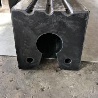 China 100% Natural Rubber Tug Boat Fenders PIANC2002 Standard Keyhole Fender for sale
