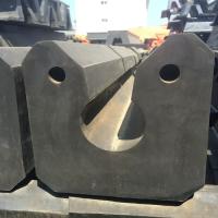China 100% Natural Rubber Tug Boat Fenders PIANC2002 Standard Keyhole Fender for sale