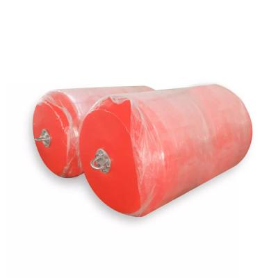 China 1.5*3.0M Floating Foam Fender Navy Grey Wear Resistant Polyurethane Cover for sale
