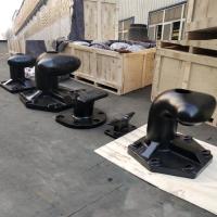 China 150 Tons Mooring Bollards Cast Iron Steel Marine Dock Tee Head for sale