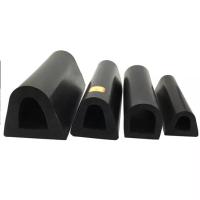 China Customized Marine Boat D Type Fenders D200h High Energy Absorption Dock Berth for sale