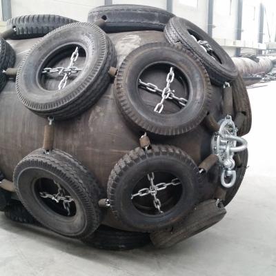 China Pianc 2002 Marine 3.3 X 6.5m Floating Fender Yokohama Boat Dock With Aircraft Tyre for sale