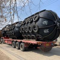 China Iso 17357 Anti Collision Fender Pneumatic For Marine Boats Ships for sale