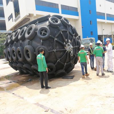 China Cylindrical Iso17357 Dock Rubber Fender Black Color 80kpa Marine Dock Bumpers for sale
